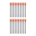 20 Pieces 6MM Glass and Tile Drill Bits Set Carbide Drilling Tool ...
