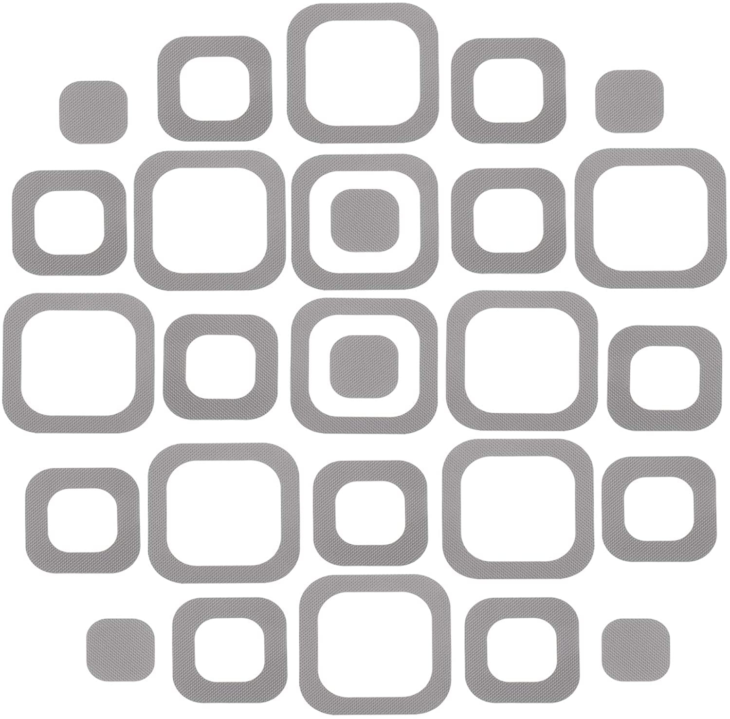 20 Pieces Adhesive Square Bath Treads Non-Slip Bathtub Stickers Non ...