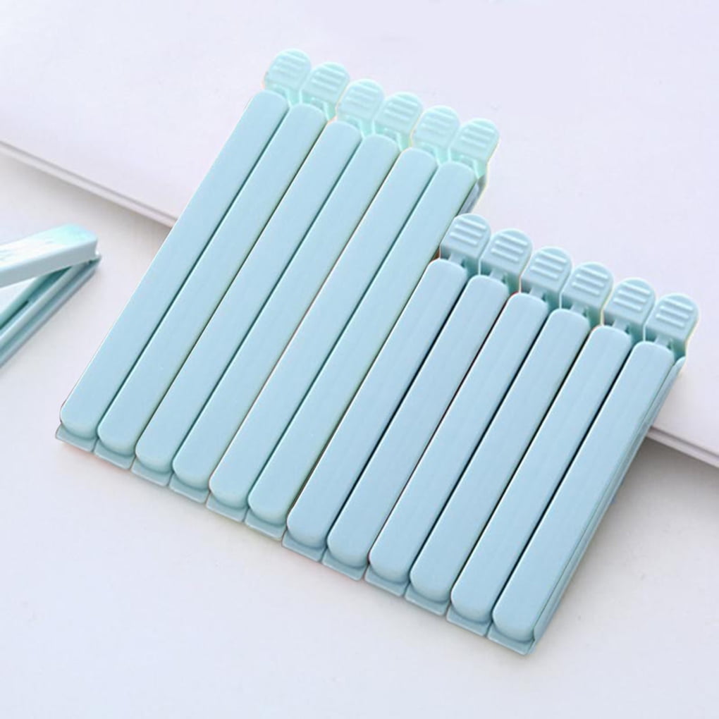 20 Pieces Airtight Bag Clips,Snacks Bag Closure,Plastic Closure Clip ...