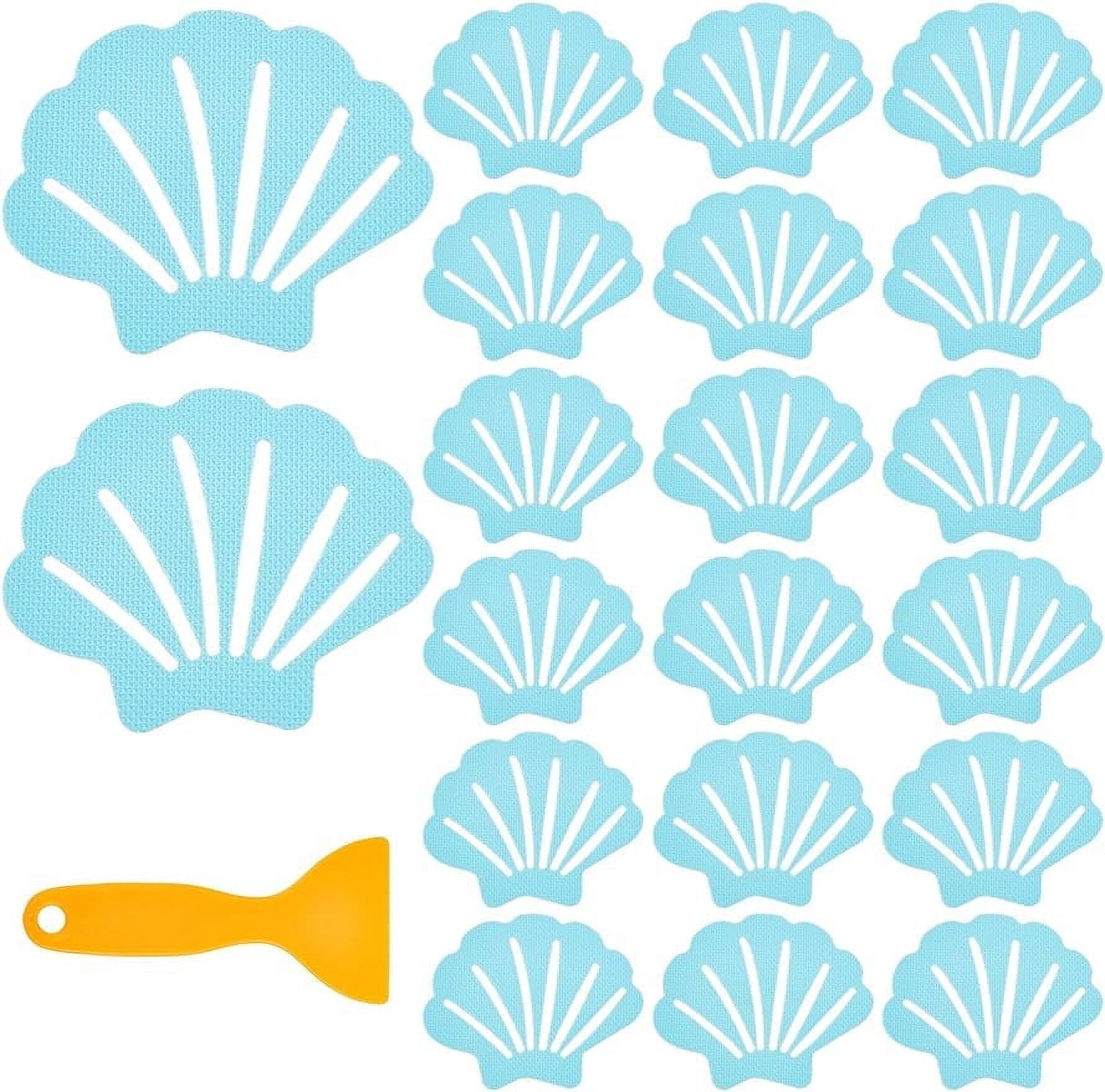 20 Pieces Bathtub Anti-Slip Stickers Tub Non Slip stickies Shell Style ...