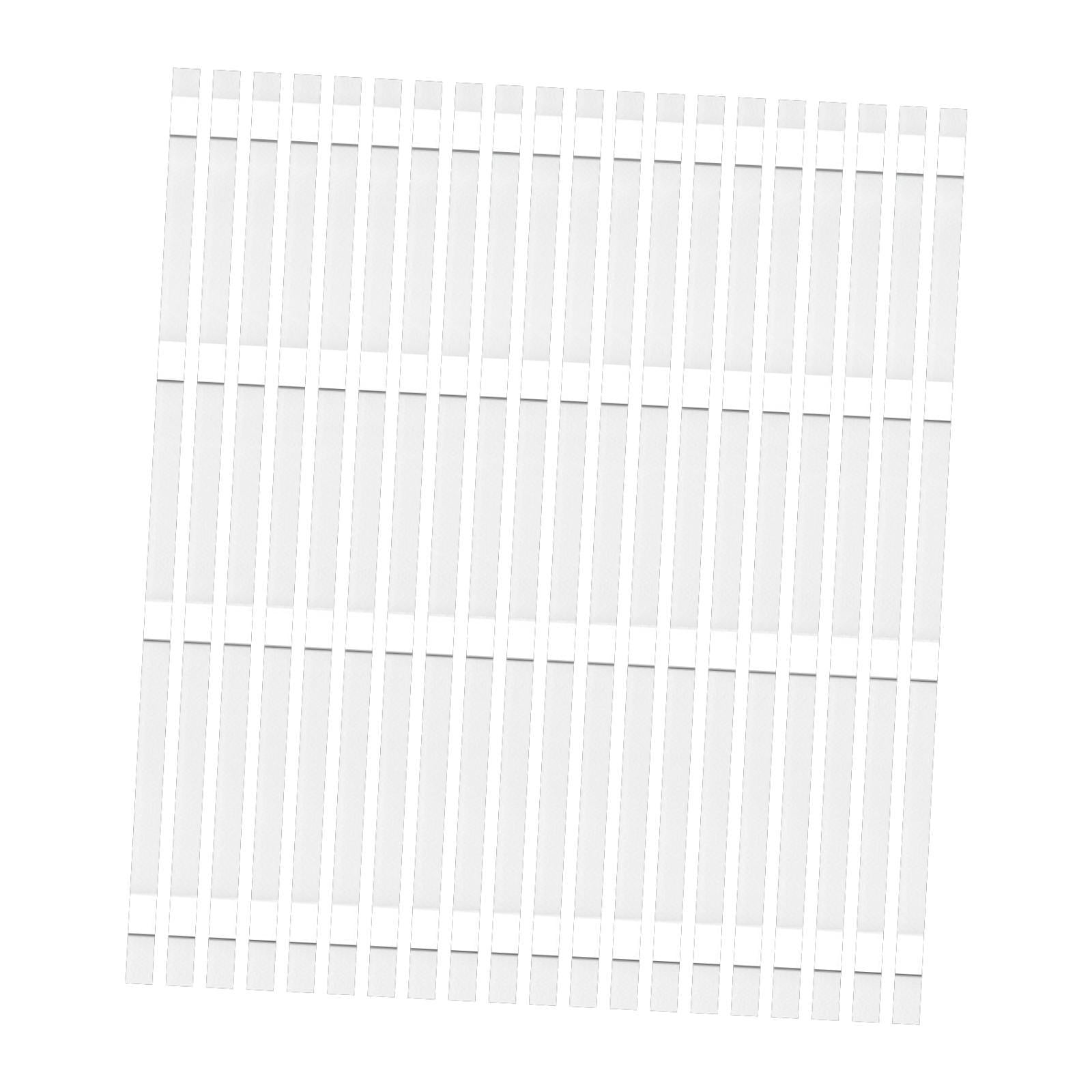 20 Pieces Binding Strips Hot Melt Adhesion Thermal Resin Material for ...