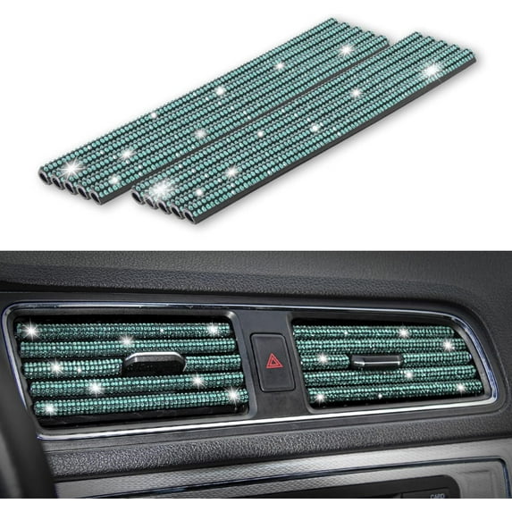 20 Pieces Car Air Conditioner Decoration Strip for Vent Outlet ...