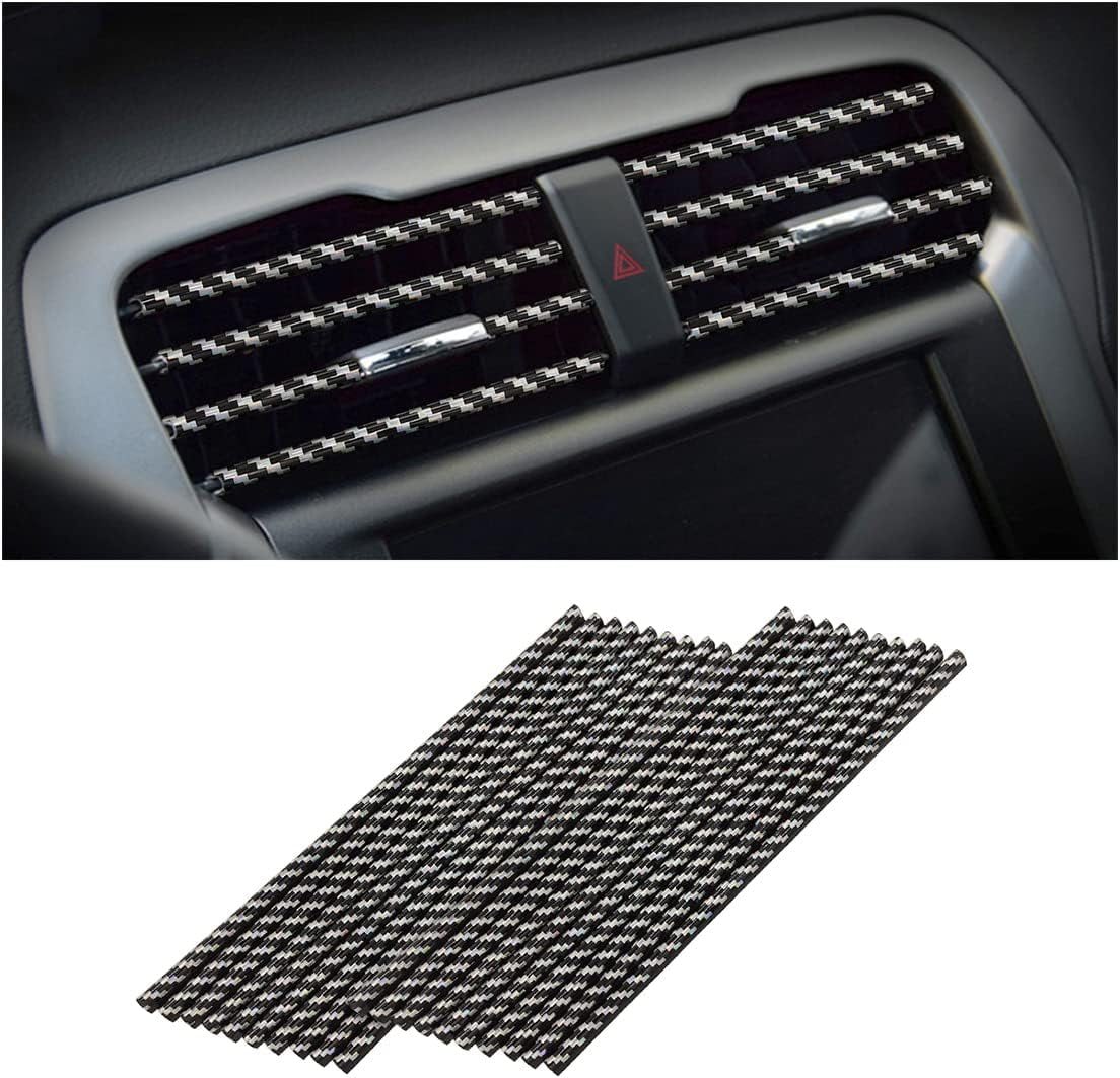 20 Pieces Car Air Conditioner Decoration Strip for Vent Outlet ...