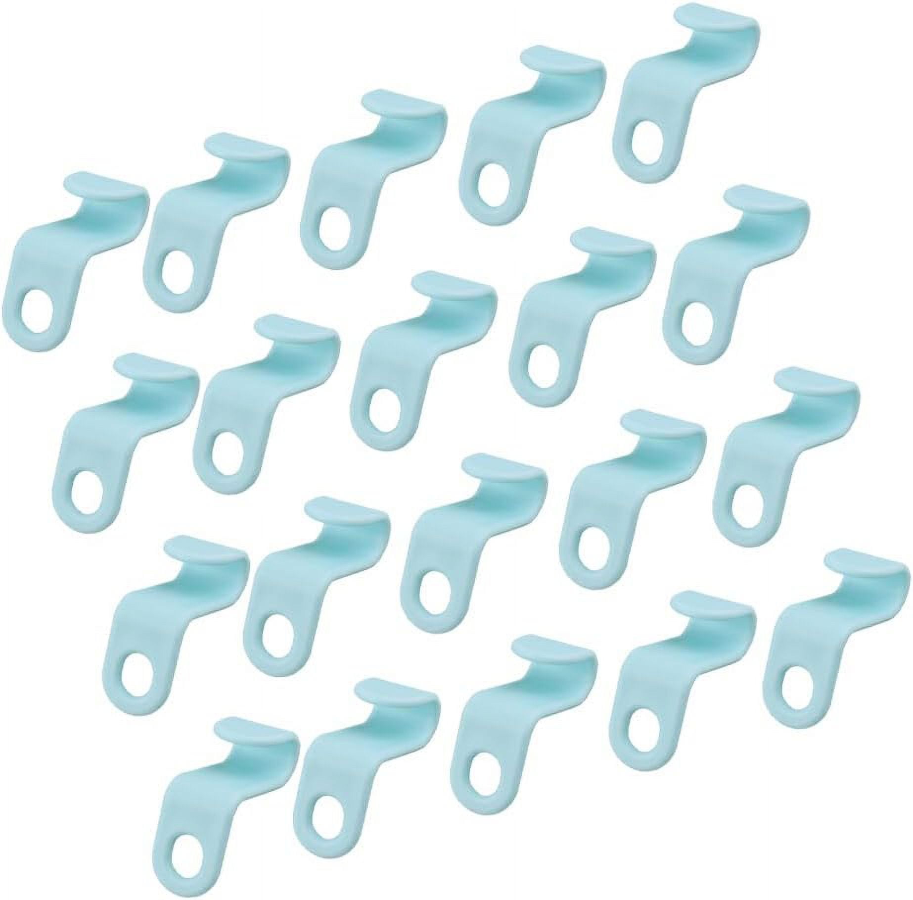 20 Pieces Clothes Hanger Connector Hooks Rack Holder Cascading Extender ...