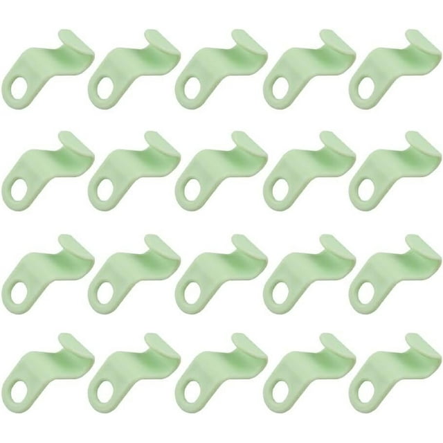 20 Pieces Clothes Hanger Connector Hooks Rack Holder Cascading Extender ...