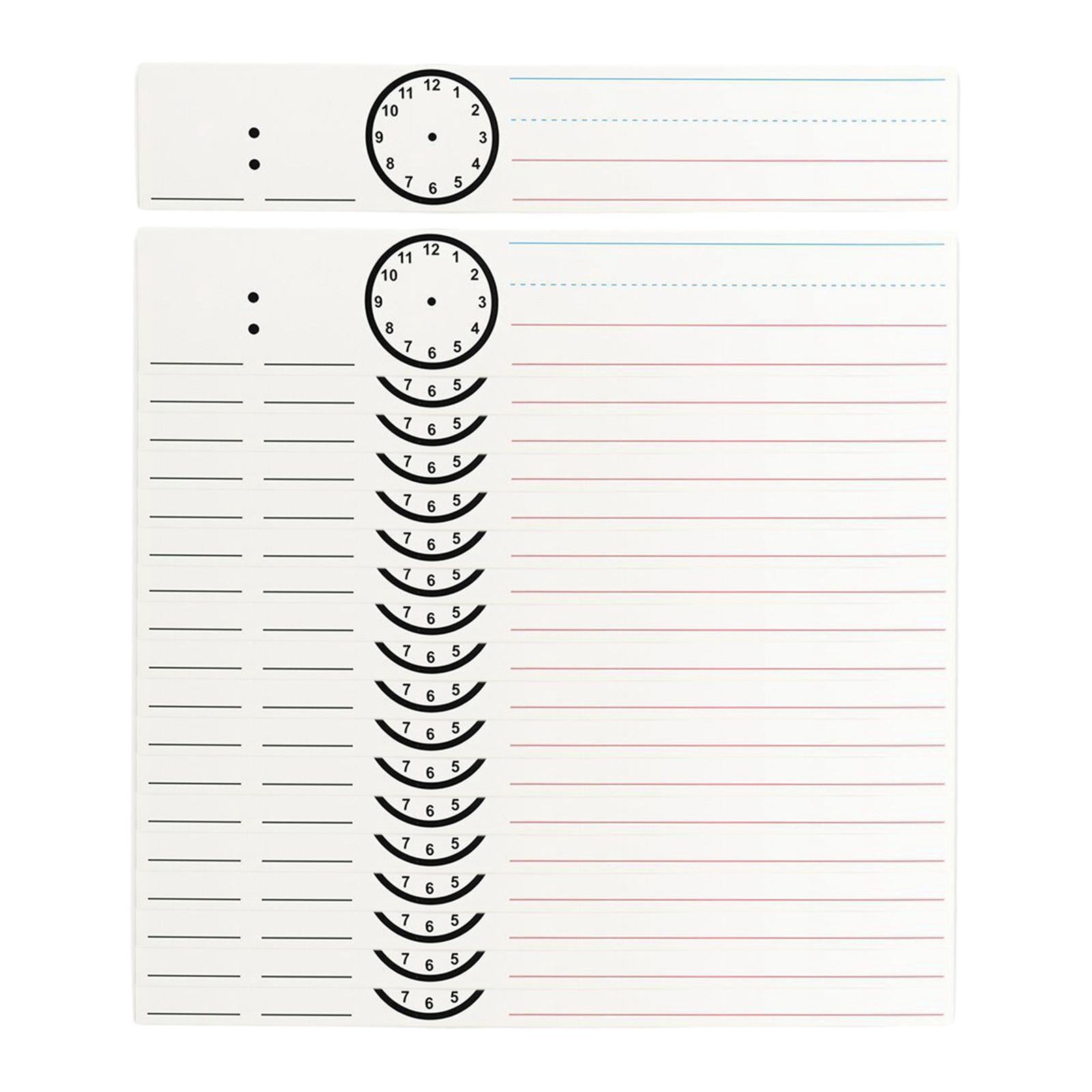 20 Pieces Daily Schedule Pocket Chart Card for Classroom Preschool ...