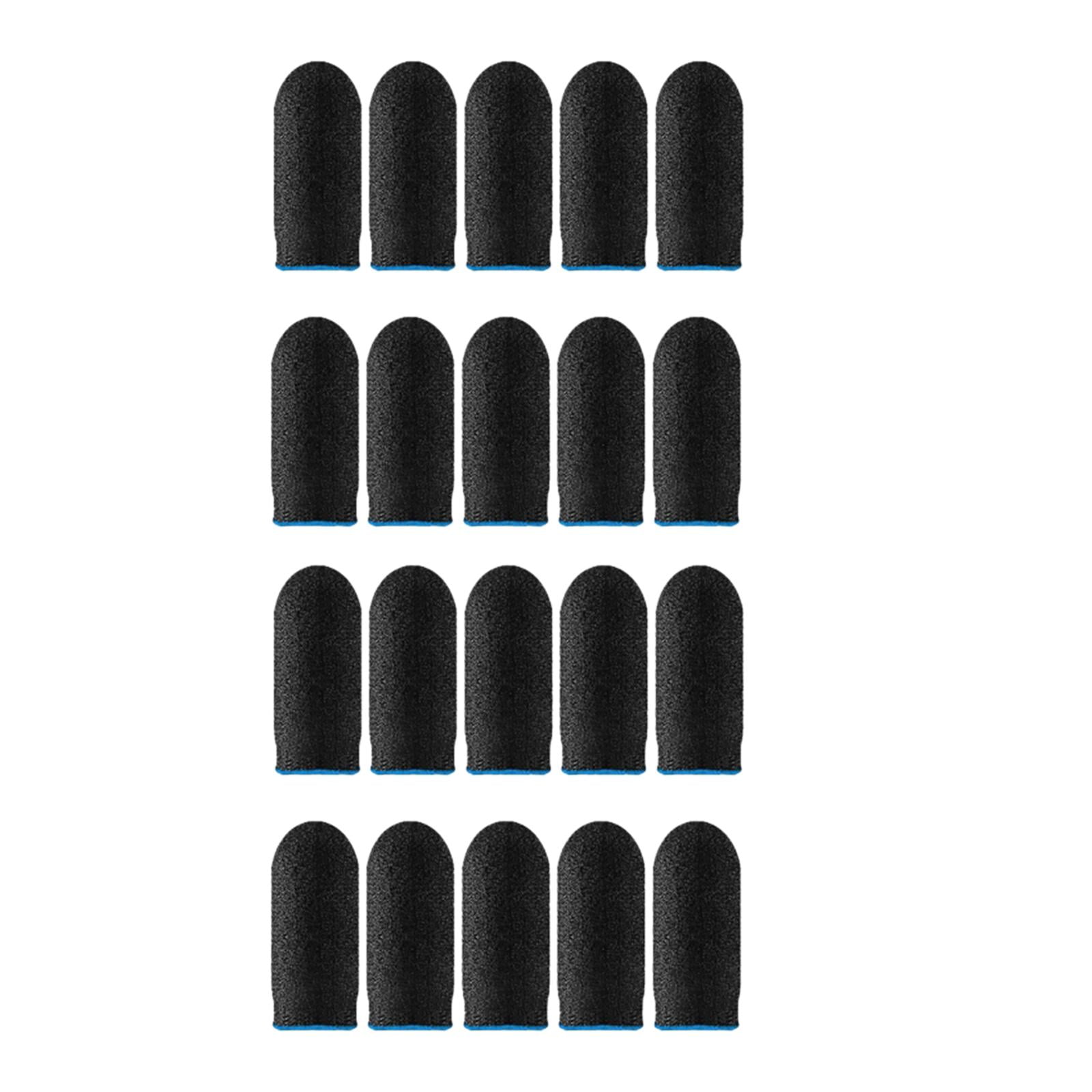 20 Pieces Gaming Finger Sleeves Gamer Thumb Protector for Game , Blue ...