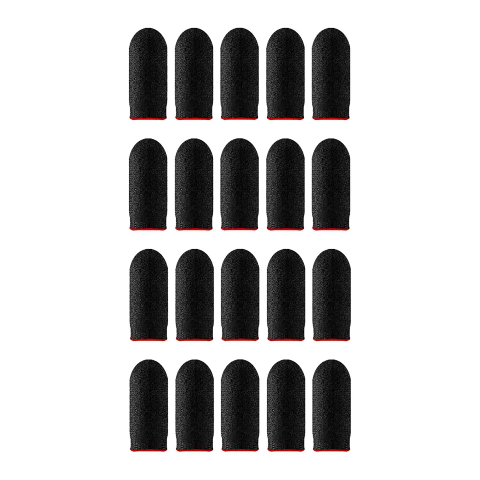20 Pieces Gaming Finger Sleeves Gamer Thumb Protector for Game , Red ...
