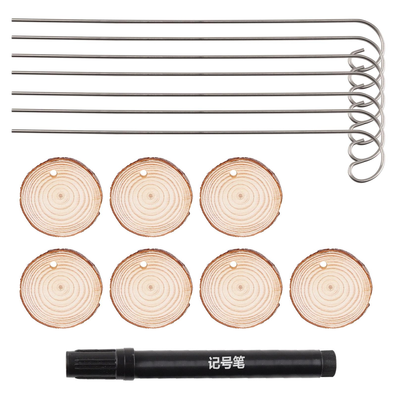 20 Pieces Garden Stake Tags Plant Labels with Labels Stakes and Writing ...