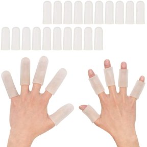 CLAIRLA Silicone Thimble for Counting - Non-Slip Rubber Gel Finger Tips ...