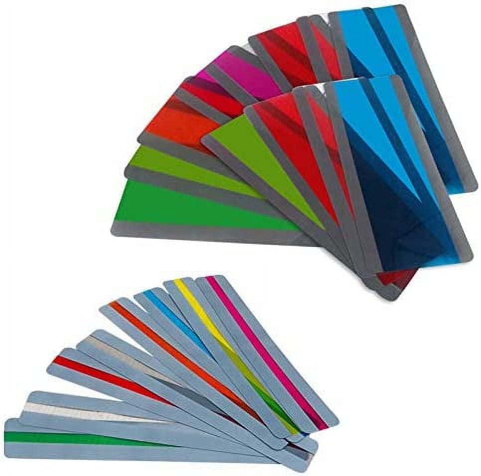 20 Pieces Guided Reading Highlight Strips Bookmarks Colored Overlay ...