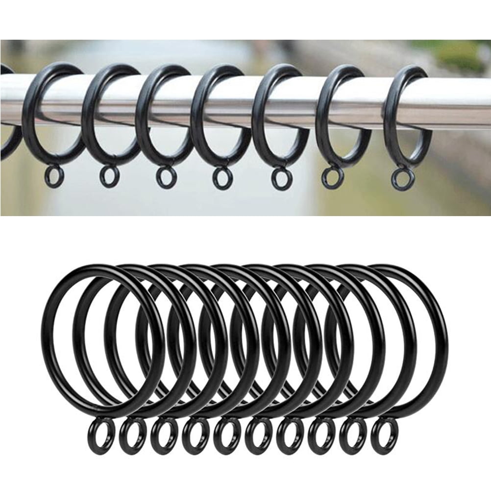 20 Pieces Hooks Curtain Ring Curtain Hanging Accessories Curtain Accessories Drapery Ring ...
