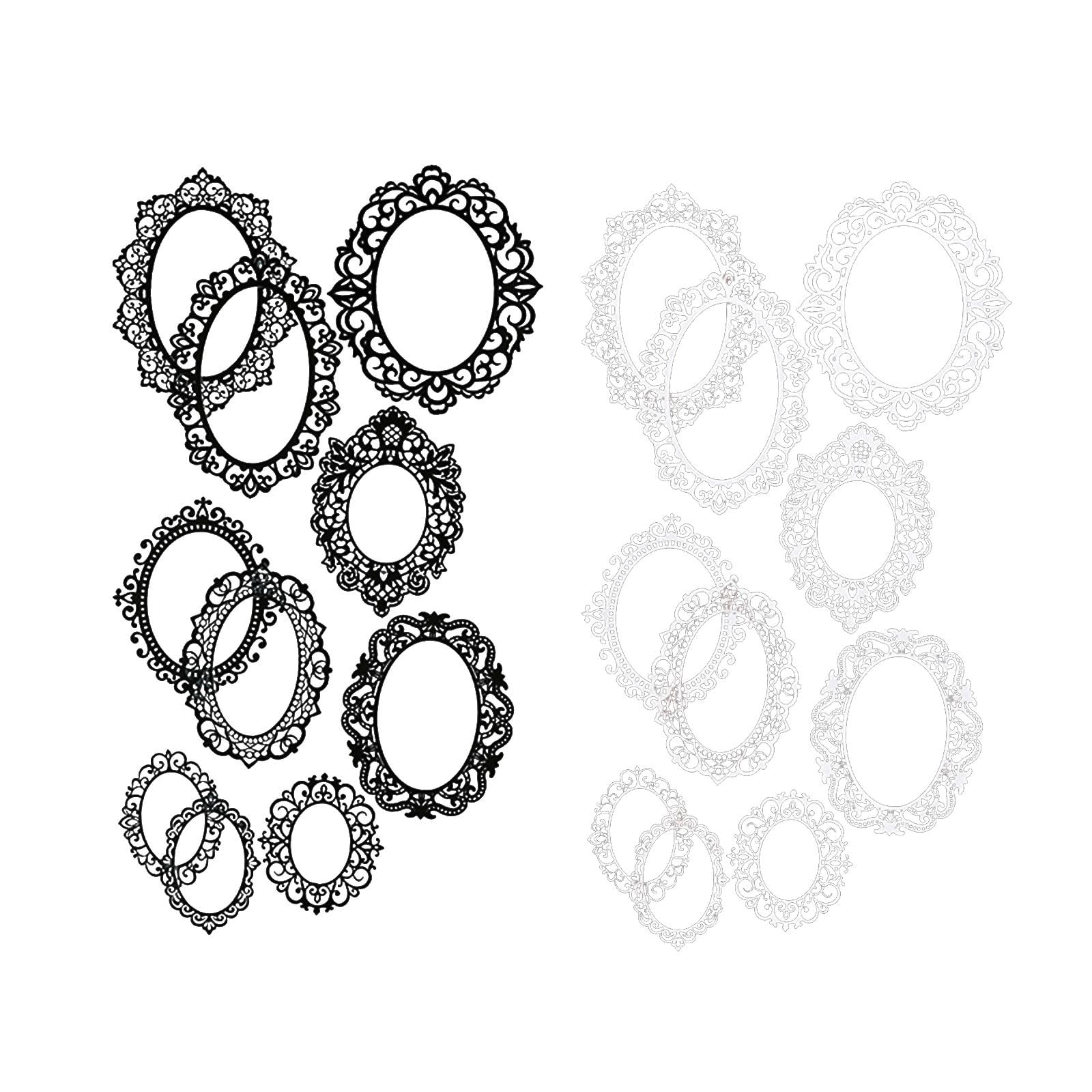 20 Pieces Lace for Scrapbooking Lace Scrapbook Paper Aesthetic DIY ...