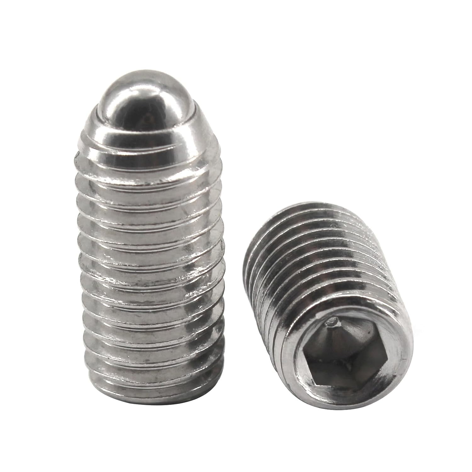 (20 Pieces) M6x10mm Socket Head Set Screws 304 Stainless Steel Hex Grub ...