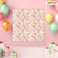 20 Pieces Modern Style Flower Wall Panels, Artificial Floral Backdrop ...