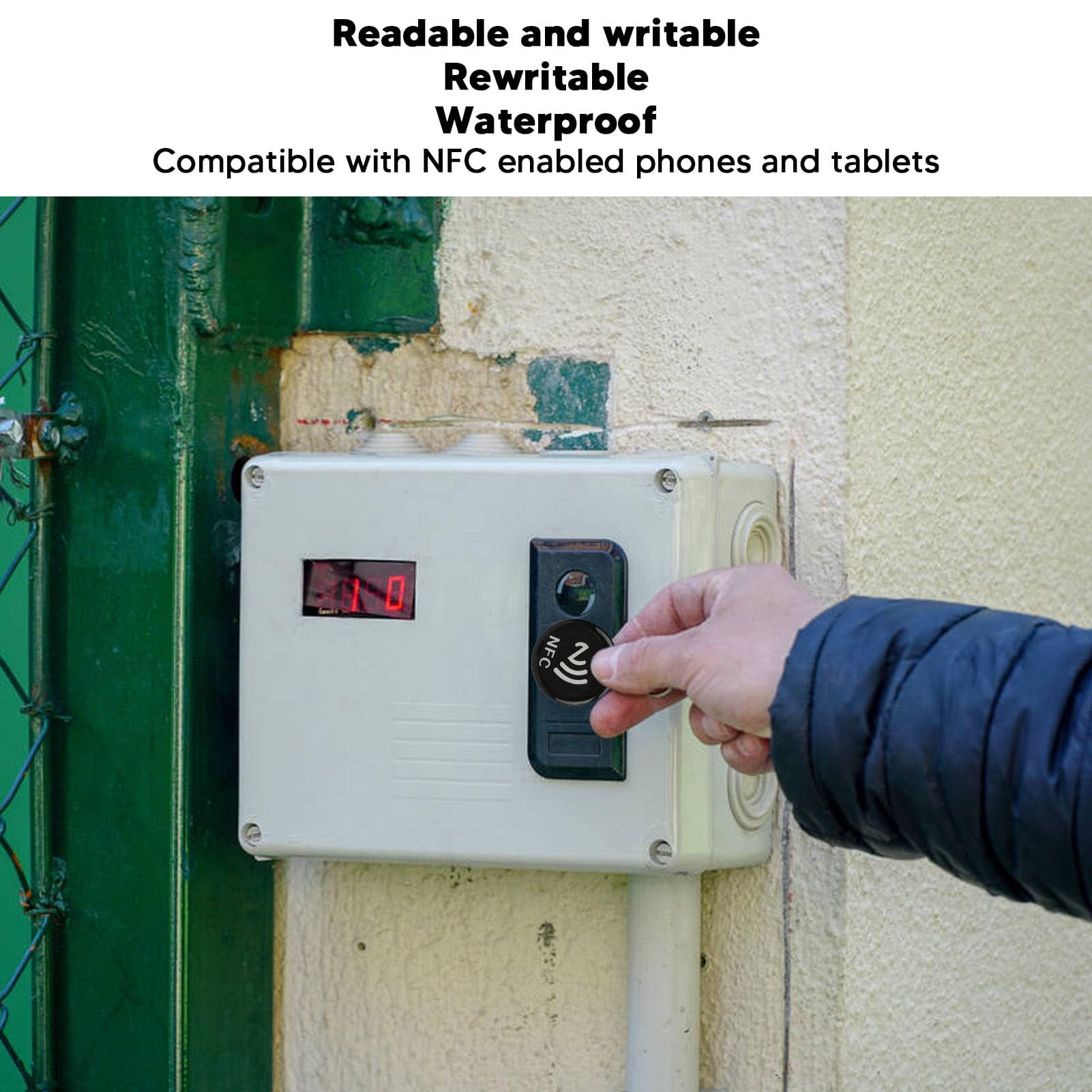 20 Pieces NFC Tags, 1.5 Inch Round NFC Stickers NFC Tags Sticker Blank ...