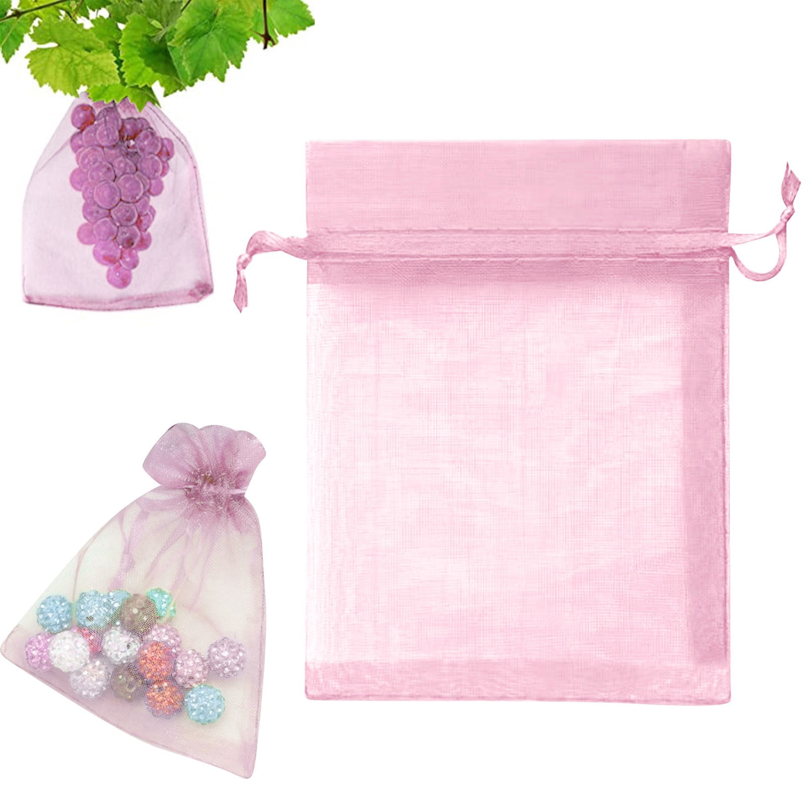 20 Pieces Package Organza Jewelry Bags Drawstring, Small Drawstring ...