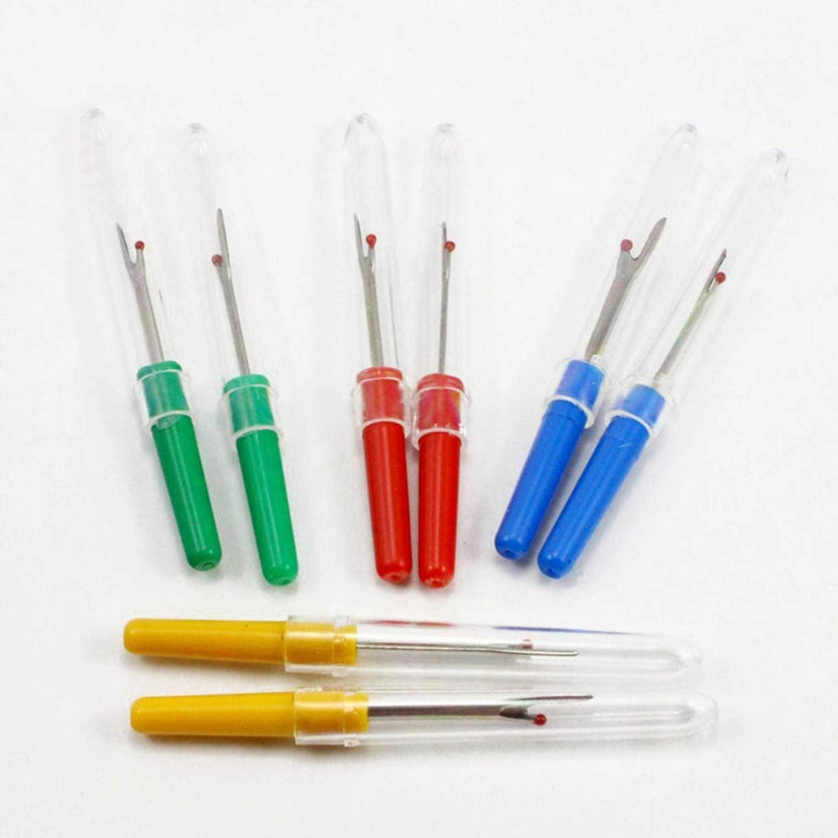 20 Pieces Plastic Handle Craft Thread Cutter Seam Ripper Stitch ...