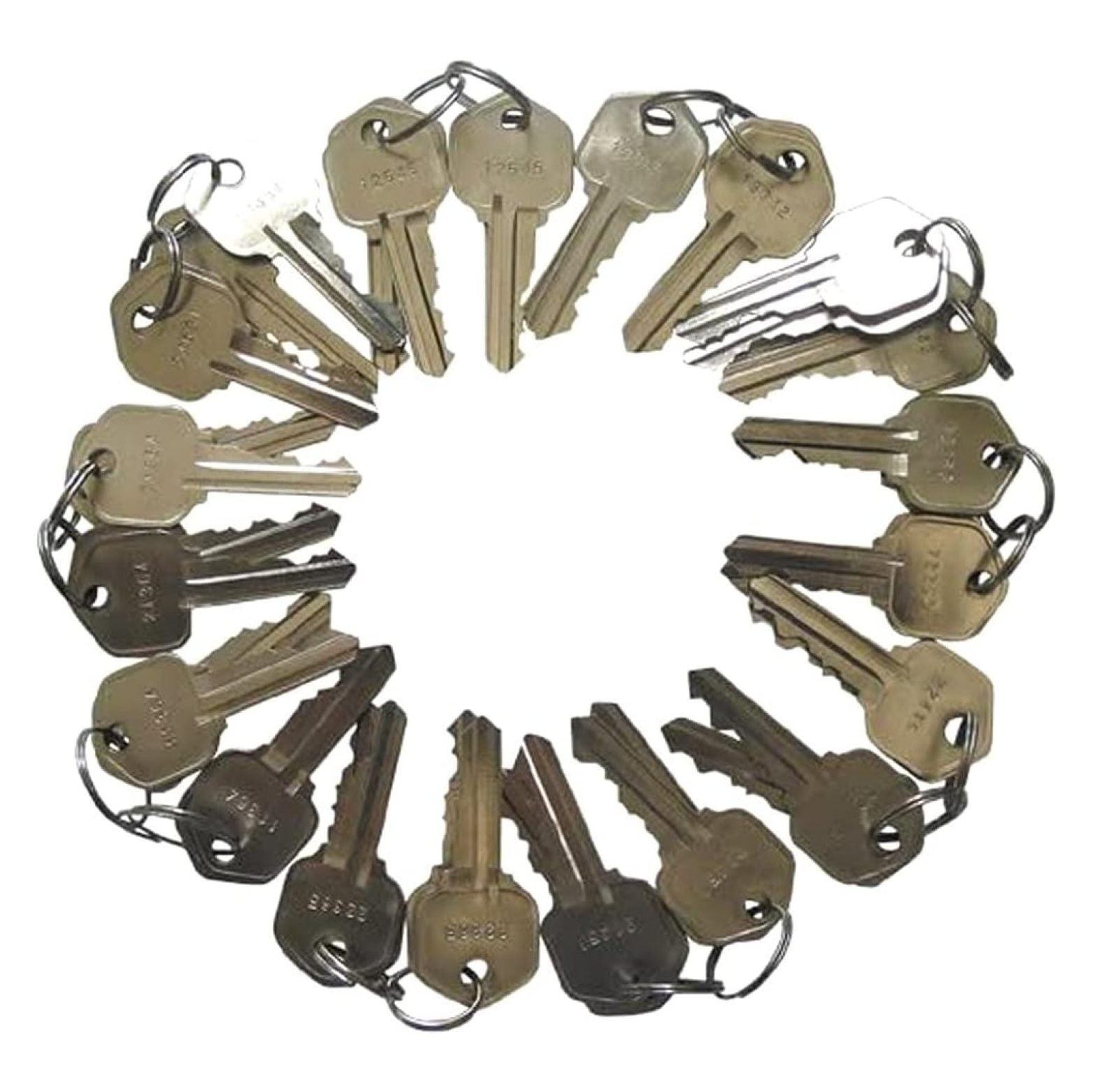 20 Pieces Precut Compatible Keyway KW1 5 Pins Keys 5 Sets of 4 Keys ...