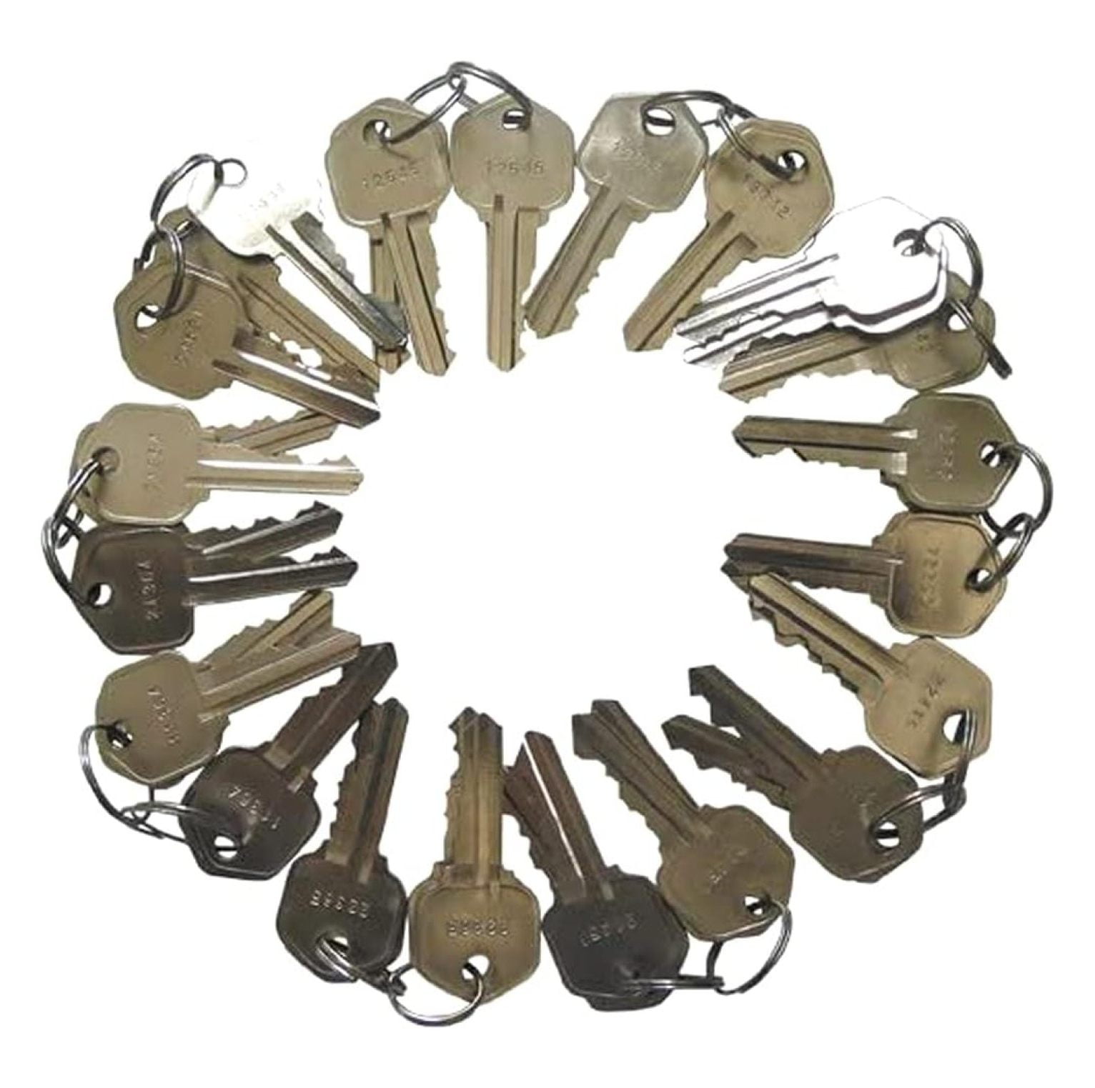 20 Pieces Precut Compatible Keyway KW1 5 Pins Keys 5 Sets of 4 Keys ...