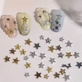 20 Pieces Punk Style Nail Charms - Trendy Star and Heart Nail Art ...