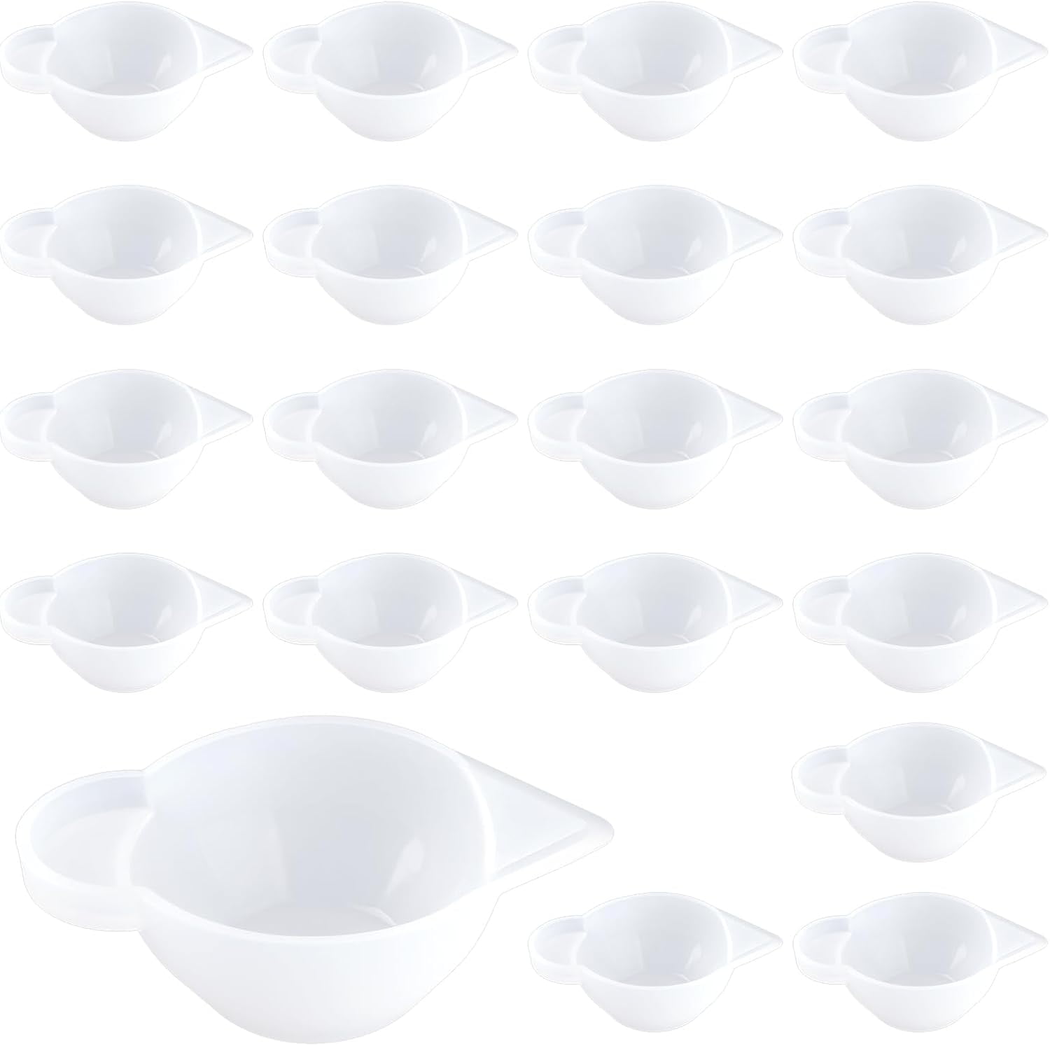 20 Pieces Resin Mixing Cups, Small Silicone Molds Cup Dispenser Mini ...