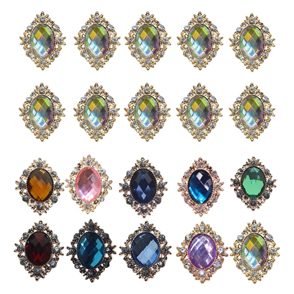 20 Pieces Retro Vintage Cabochons Flat Back Flatback Embellishment ...
