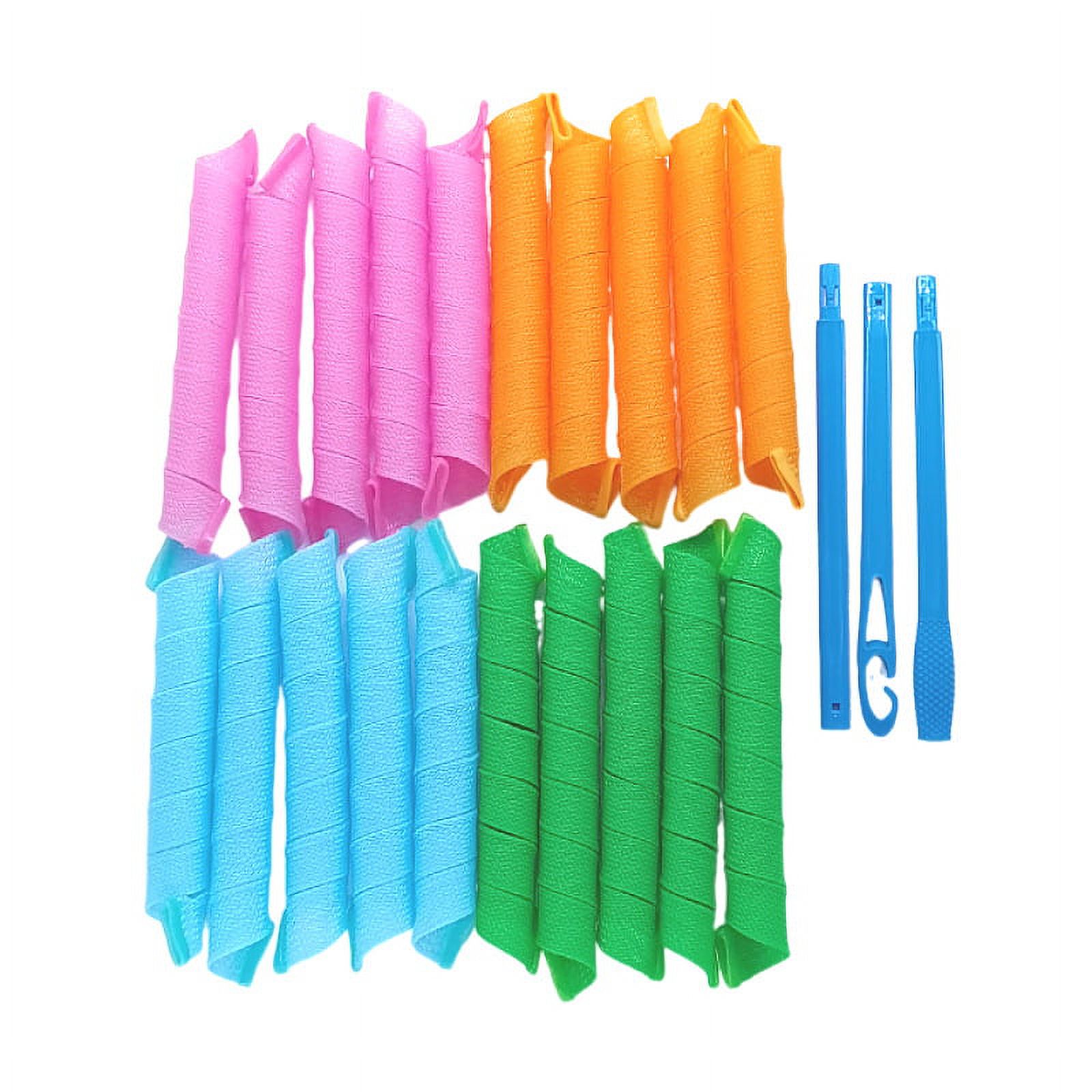 20 Pieces Spiral Curling 55cm Magic Curler No Heat DIY Curler Kit ...