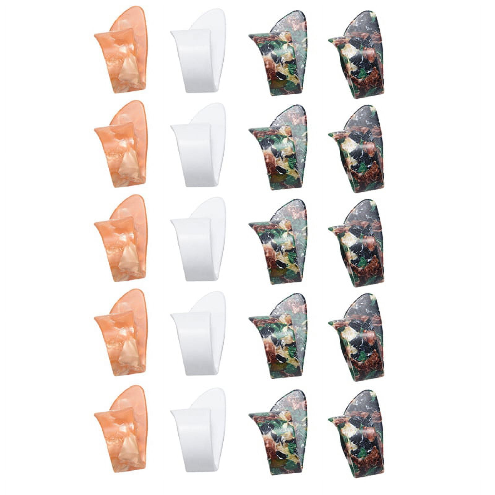 20 Pieces Thumb Finger Guitar Pick Celluloid Mediator Thumbpick for ...