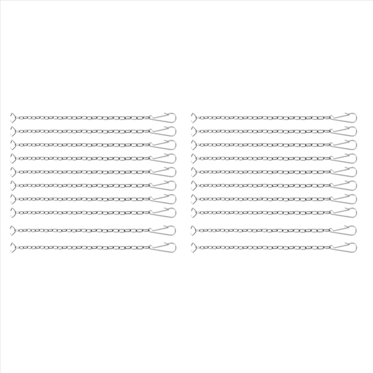 20 Pieces Toilet Handle Chain Stainless Steel Flapper Lift Replacement ...
