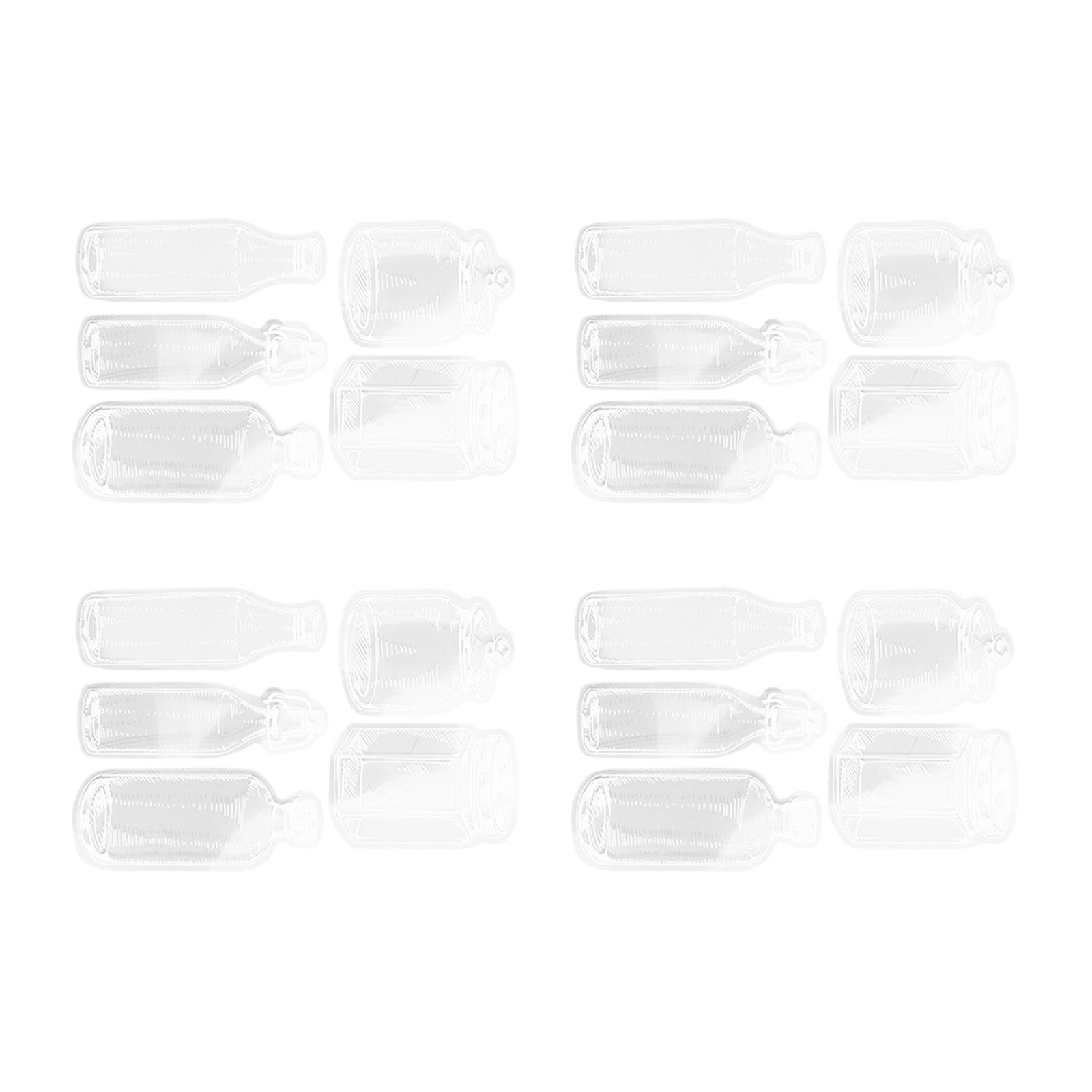 20 Pieces Transparent Dried Flower Bookmarks for Book Supplies Party ...