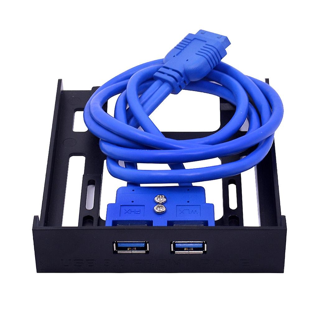 20 Pin 2 Port Usb 3.0 Front Panel Usb3.0 Hub Expansion Cable Adapter ...