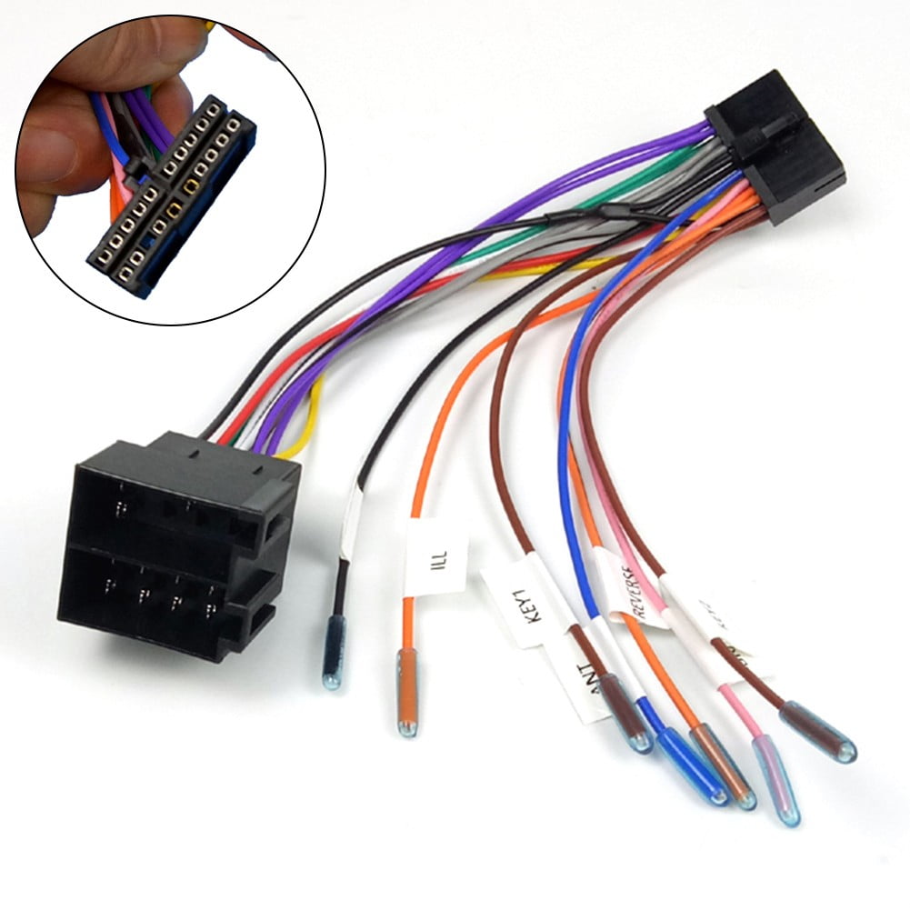 20-Pin Cable Adapter To Iso Wiring Harness Adapter 20-Pin Iso Car Radio ...