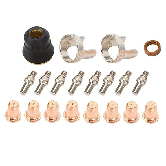 20 Plasma Cutter Nozzle Kit, Plasma Cutting Torch Tip Electrode for CUT ...
