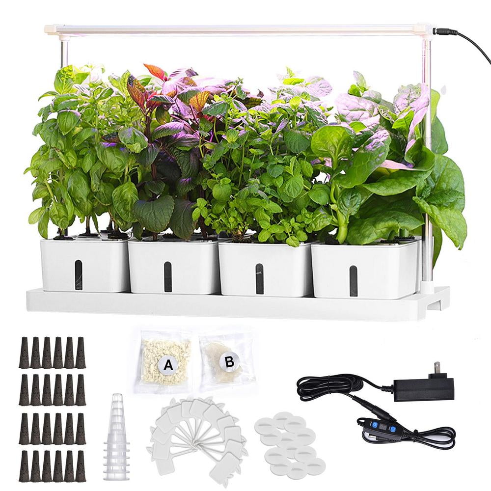 20-Pod Smart Hydroponic Growing System with LED Grow Light - Perfect ...