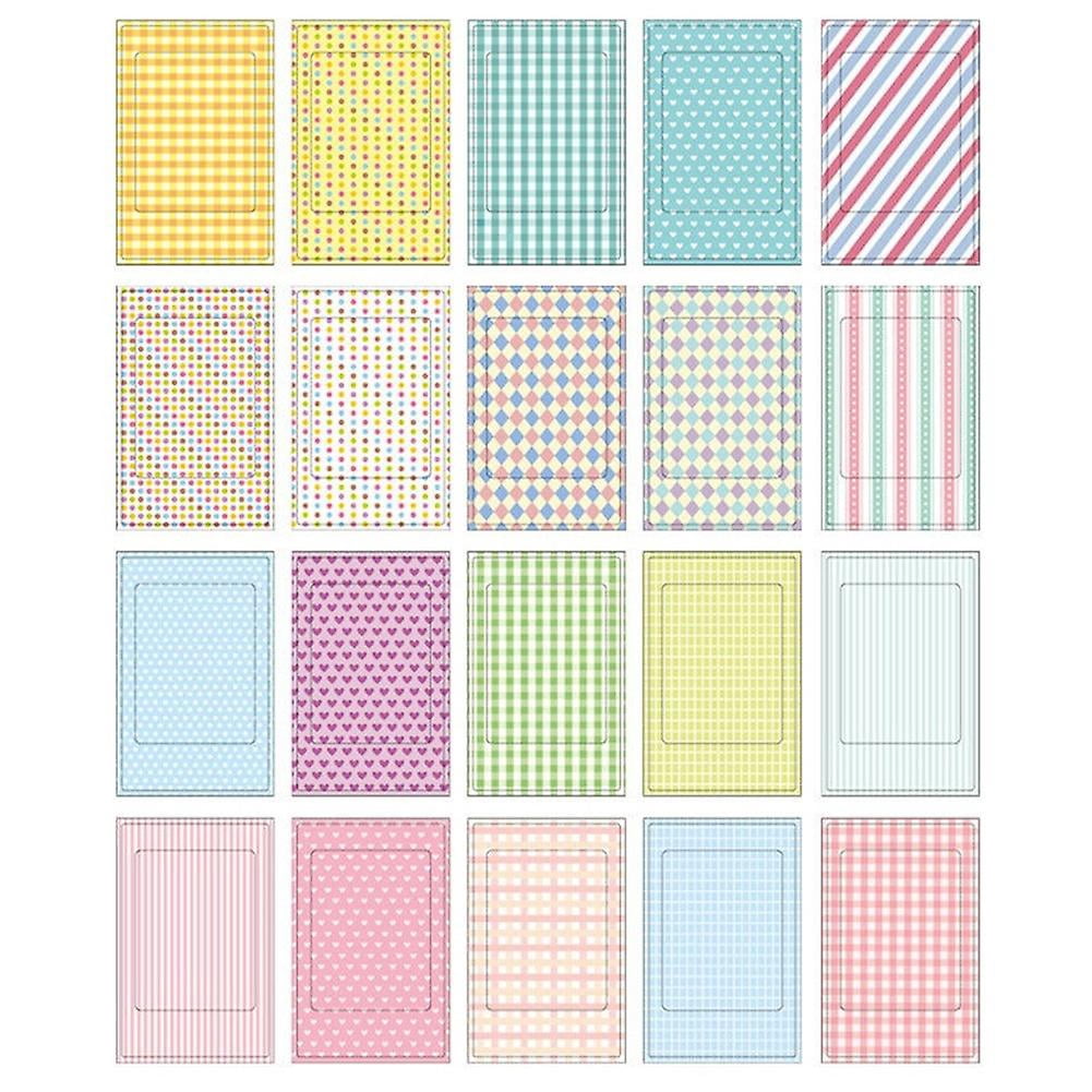 20 Polaroid film photo stickers for Fujifilm Instax Mini Instant 8 7S ...