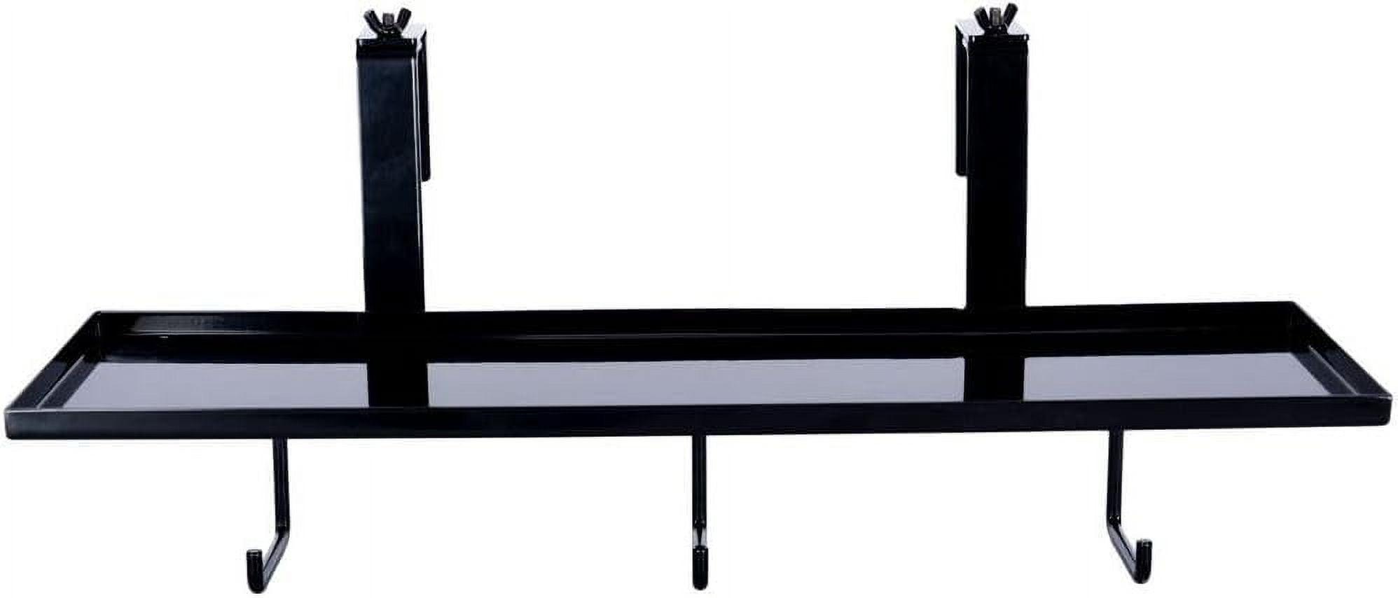 20" Portable Shelf with Tack Hooks | Adjustable Stall Organizer for ...