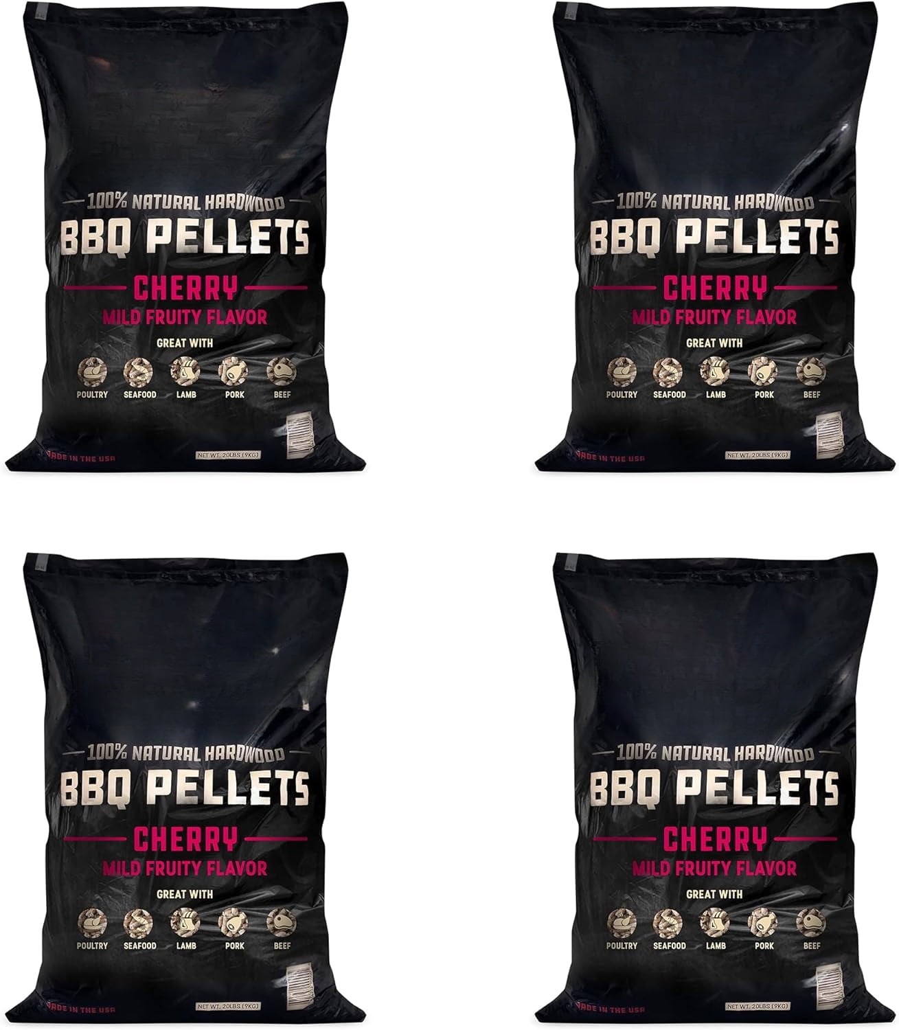 20 Pound Bag of Premium All Natural Low Moisture Hardwood Smoky Gourmet ...