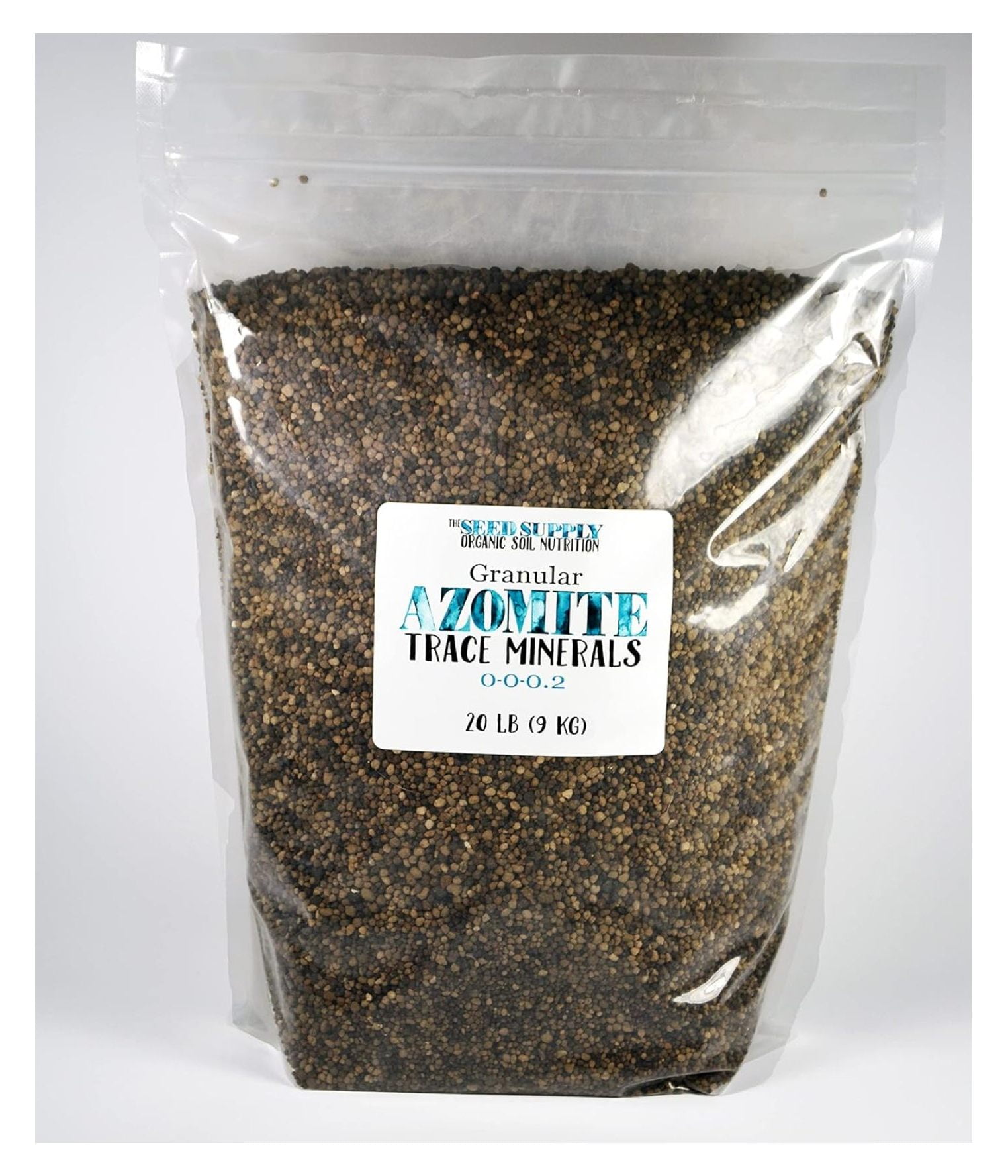 20 Pound Granular AZOMITE by Drevy - Natural Trace Mineral Granulated ...