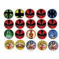 20 Power Rangers Samurai Edible Image Cookie or Cupcake Topppers ...