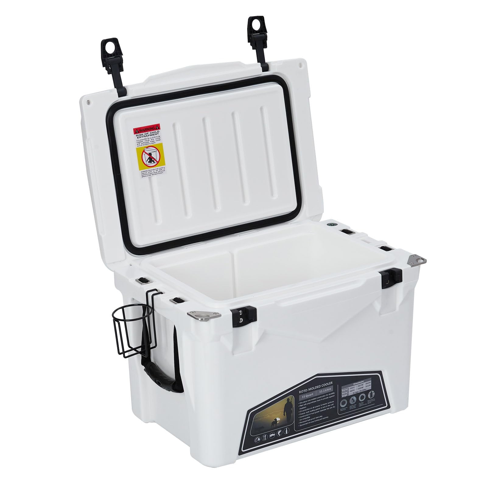 Customer reviews for 20 Quart Portable Ice Cooler, Insulated Large Ice ...