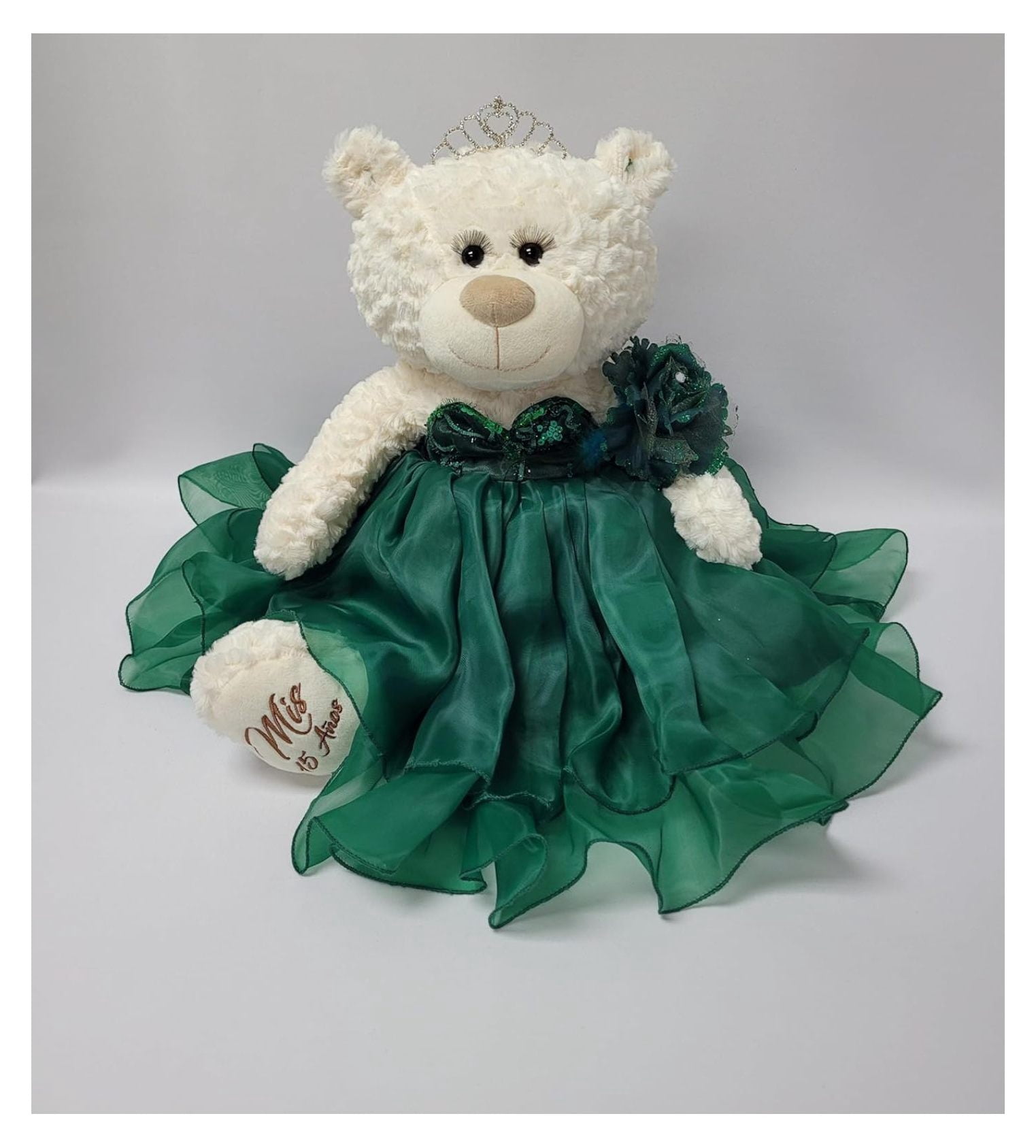 20" Quince Anos Quinceanera Last Teddy Bear with Dress (Centerpiece ...