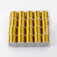 20 Rolls 1100M 0.1MM Thin Gold Metallic Cord Tinsel Rope Shimmer ...