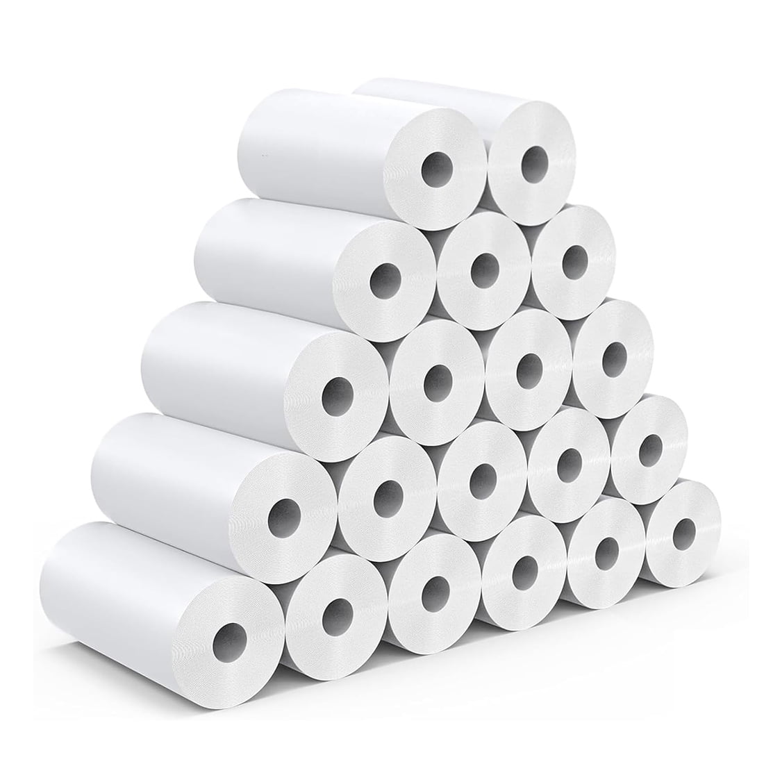 20 Rolls 2 1/4" 160 inch Print Camera White Paper Refill, Cash Register ...