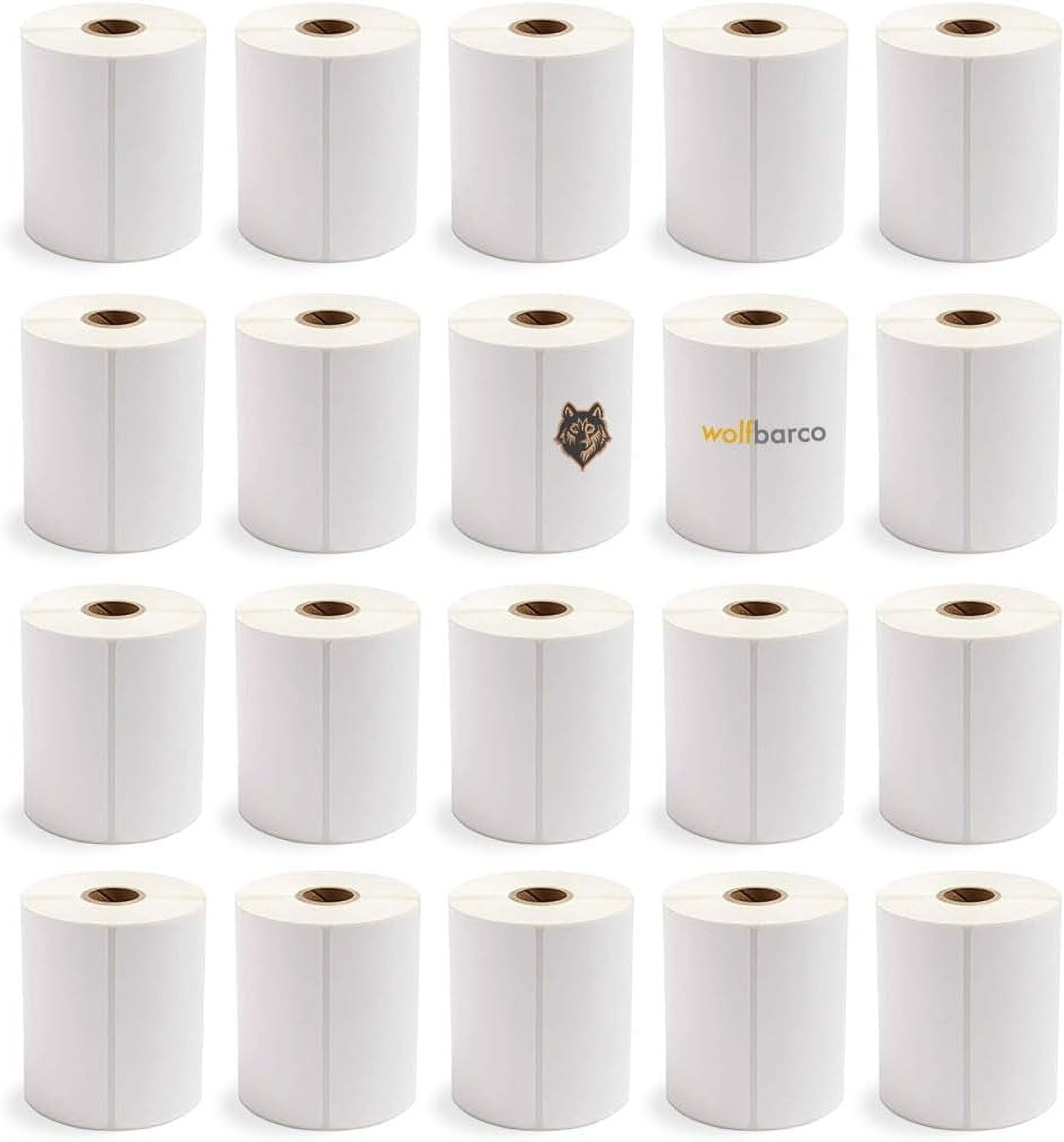 20 Rolls (5000 Labels) Direct Thermal Paper Shipping Label Industrial ...