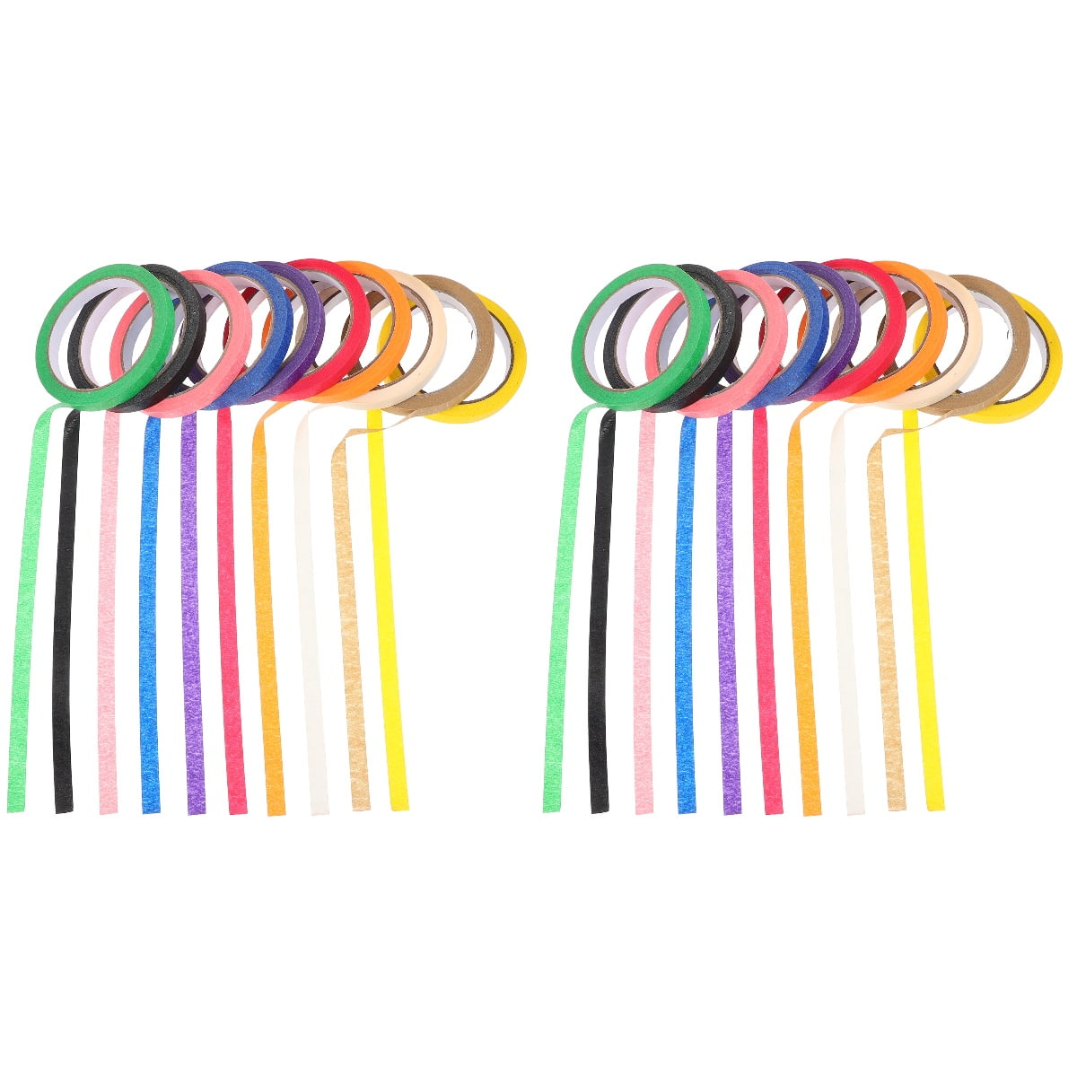 20 Rolls Masking Tape Oil Paint Scrapbook Color Separation Industrial ...