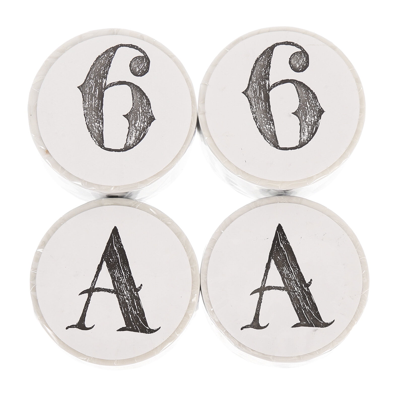 20 Rolls Washi Tape Vintage Decor DIY Alphabet Number Tapes Sticker ...