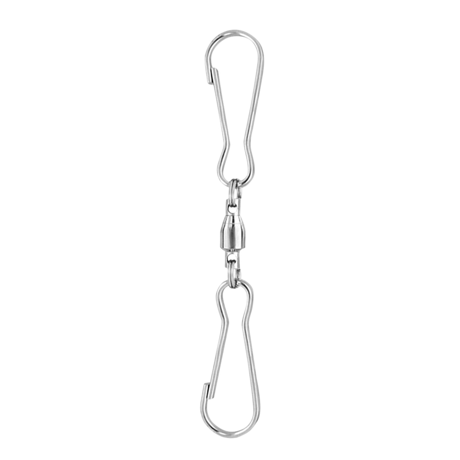20 Rotating Double Clip Hooks - Weather - Resistant Stainless Steel for ...