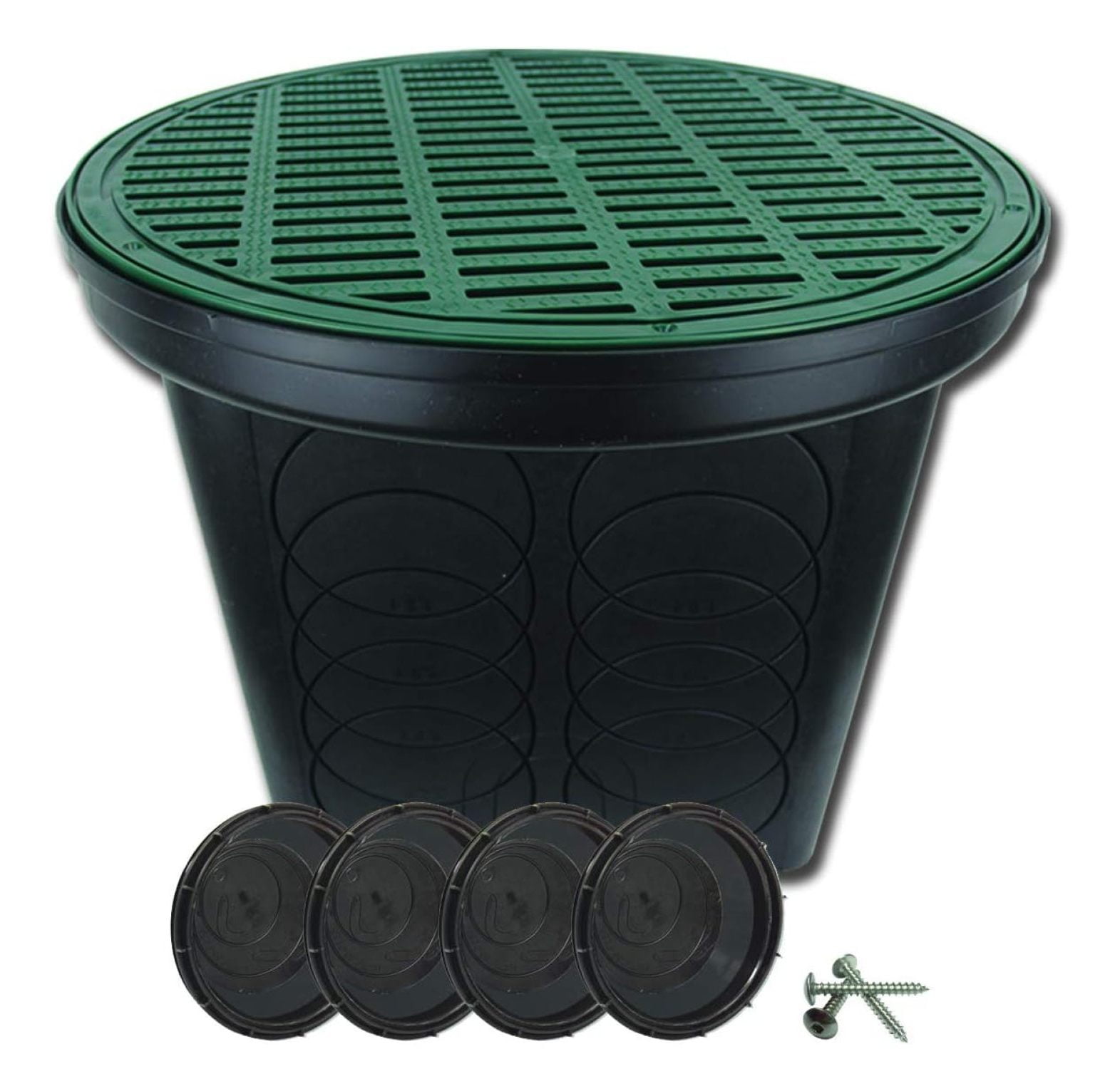 20" Round Catch Basin Kit - 6 Hole - Walmart.com