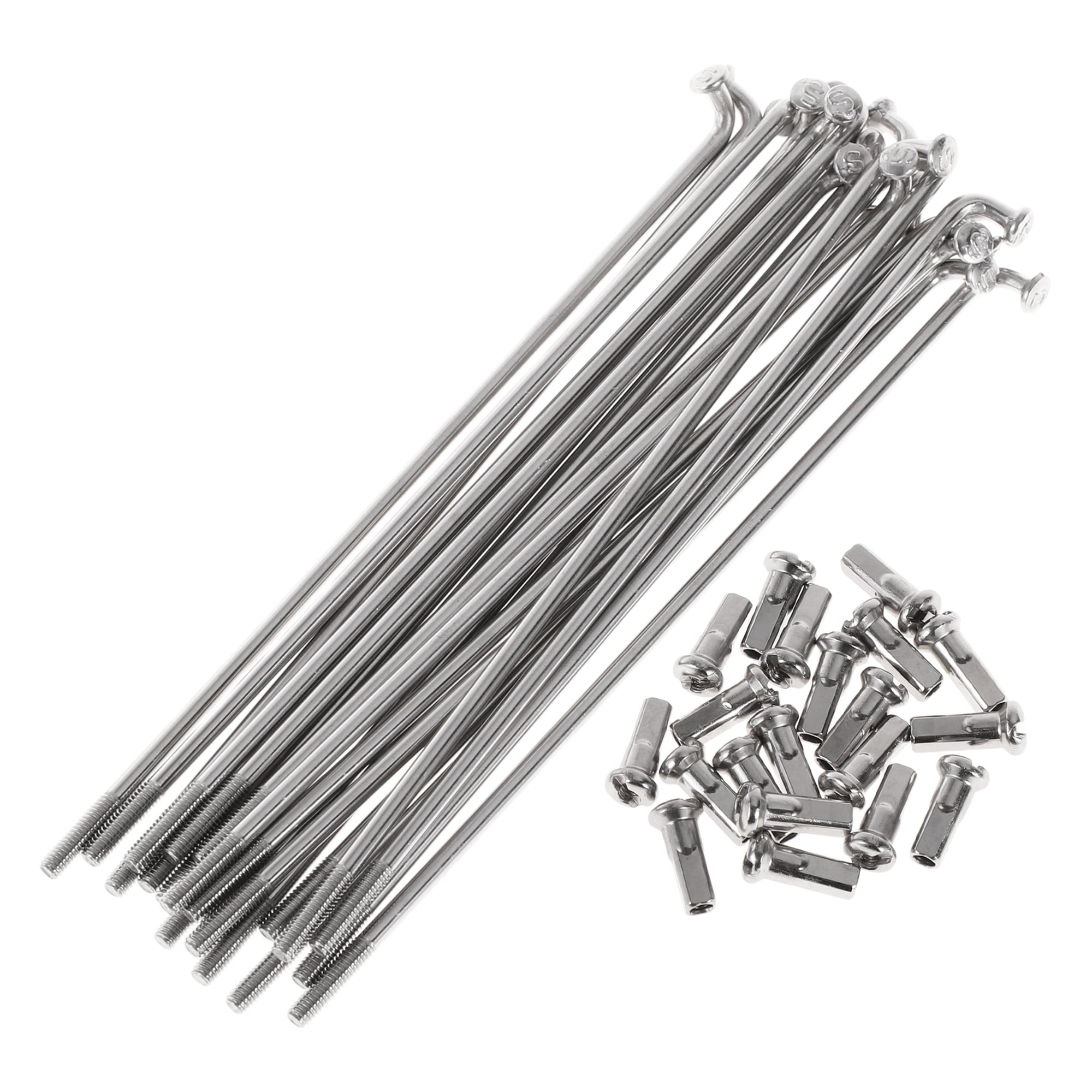 20 Set 13G Bicycle Spokes 109mm Bike Wheel Spokes 304 Stainless Steel ...